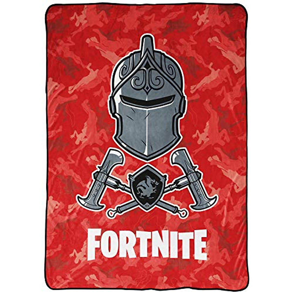 Jay Franco Fortnite Red Knight Camo Blanket - Measures 62 x 90 inches, Bedding - Fade Resistant Super Soft Fleece (Official Fortnite Product)