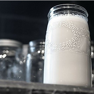 2 Extra-Large Nut Milk Bags - 15" x 15" - All Natural Organic Cotton Food Strainer for Yogurt, Cheese, Nut Milks, Tea, Coffee & More - 100% Eco-Friendly (organic cotton)