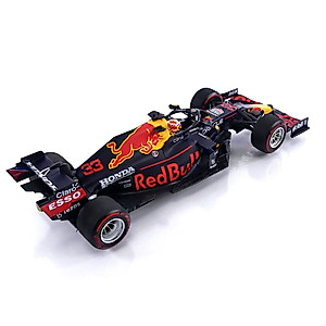 Minichamps 110211433 1:18 Red Bull Racing Honda RB16B-Max Verstappen-Winner Dutch GP 2021 Collectible Miniature Car, Multicoloured