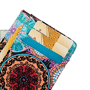 LOVESHE RFID Blocking credit card holder for Women(SunFlower)