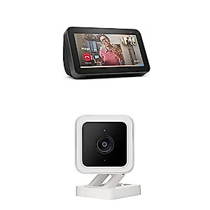 Echo Show 5 (2nd Gen, 2021 release) | Smart display with Alexa and 2 MP camera | Charcoal | with Wyze Cam V3