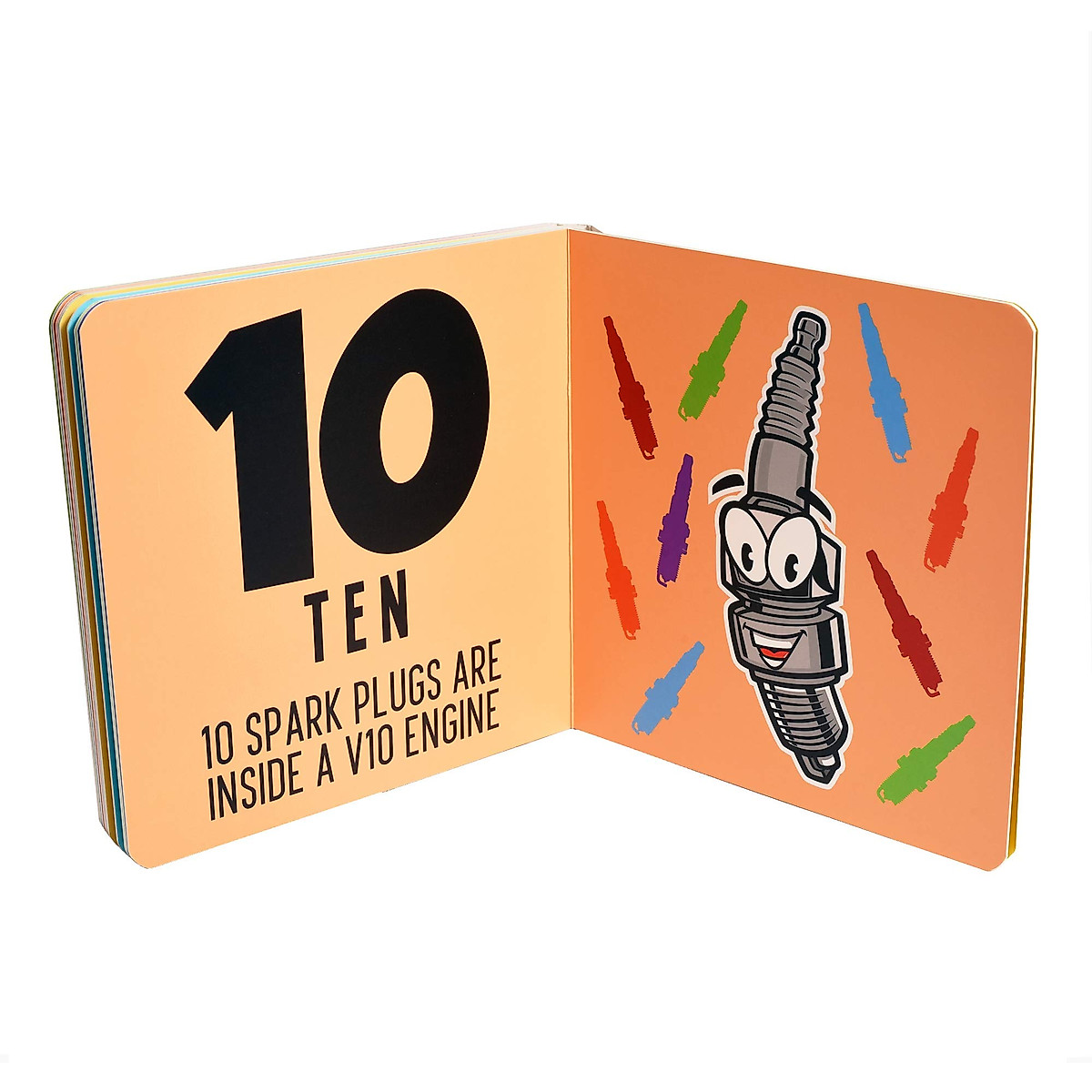 1-2-3 Count with Car Parts (123 Baby Book, Children's Book, Toddler Book, Kids Book)