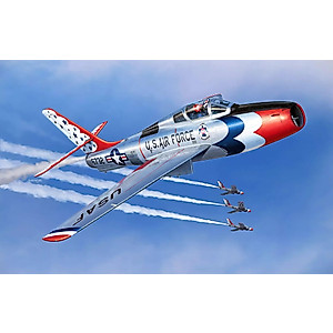 Revell 85-5996 Republic F-84F Thunderstreak Thunderbirds 1:48 Scale 75-Piece Skill Level 4 Model Airplane Building Kit