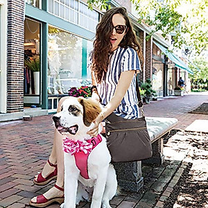 Travelon Anti-theft Signature 3 Compartment Cross Body Bag, Black