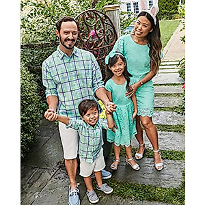 The Children's Place,Family Matching Dresses, Mommy and Me,Girls,Aqua Lace,3T