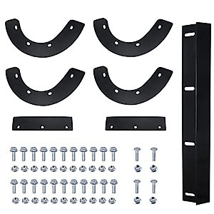 POSEAGLE Snow Blower Rubber Auger Paddles Replaces 72523-747-000, 72522-747-000, 72521-747-000 with 76322-747-000, 76322-747-A10 Scraper for Honda HS521, HS521K1, HS621 Snowblowers