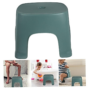 Yardenfun 2Pcs Plastic Toilet Step Stool Foot Stool for Bathroom and Toilet Use for Potty Training and Stepping Up Non Slip Design for Adults