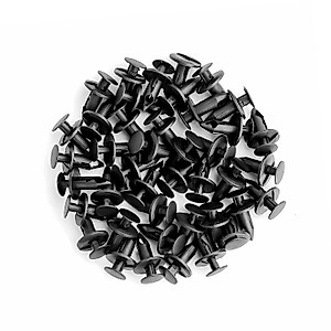 Frokom 100pcs 8mm Hole Size Nylon Car Bumper Retainer Clips Push Type UTV ATV Fender Push Clips for Toyota 52161-02020 52161-16010,GM 21030249 Ford N807389S