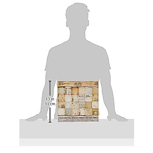 French Industrial Paper Stash by Tim Holtz Idea-ology, 36 Sheets, Double-Sided Cardstock, Various Sizes, Multicolored, TH93052