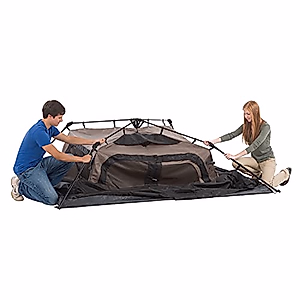 Coleman 4-Person Cabin Tent with Instant Setup | Cabin Tent for Camping Sets Up in 60 Seconds