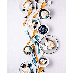 KNORK Eco 12 Piece (Fork, Knife, Spoon) Biodegradable Bamboo Reusable Flatware Set