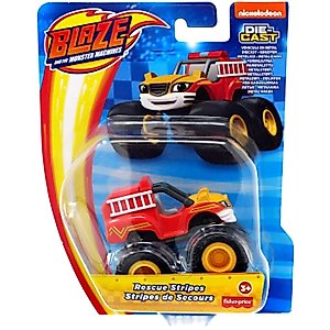 Fisher Price Nickelodeon Blaze & The Monster Machines, Rescue Stripes Diecast Car, Ages 3 and up, 2.36 Inches