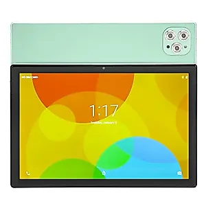 Rengu Gaming Tablet, Dual Cameras Speakers 100 to 240V 6GB RAM 128GB ROM 1600x2560 10.1in Tablet for Entertainment (US Plug)