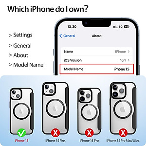 DUX DUCIS Case for iPhone 15 Case Wallet Compatible with Magsafe, Shockproof Full Protective Flip Folio Wallet Case with RFID Blocking Card Slot PU Leather Cover for iPhone 15 (6.1",Black)