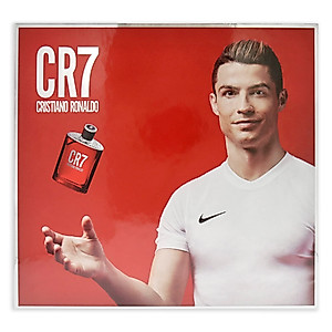 CR7 Cristiano Ronaldo - Gift Set - Sporty And Modern Essence - Fresh And Woody Fragrance - Long Wearing Aromatic Scent For Men - 1.7 Oz EDT Spray, 5.1 Oz Shower Gel - 2 Pc Set