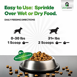 Dog Teeth Cleaning Powder - Dog Plaque and Tartar Remover - Dental Powder for Dogs Teeth with Bactase PET - Dog Breath Freshener to Help Overall Dog Dental Care - Ideal for Mouth, Teeth and Gum Health