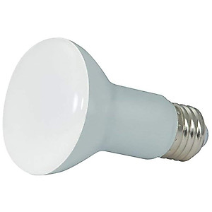 Satco 6 Pack 6.5 watt; LED R20; 3000K; 107' Beam Spread; Medium Base; 120 Volts; Dimmable - S9631