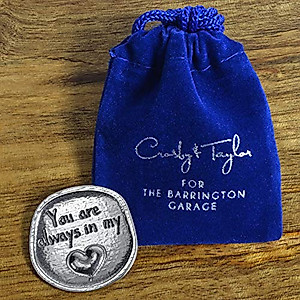 Crosby & Taylor You are Always in My Heart Handmade American Pewter Inspirational Sentiment Coin