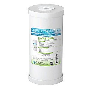 APEC Water Systems 10" Whole House High Flow GAC Carbon Replacement Water Filter (FI-CAB10-BB)