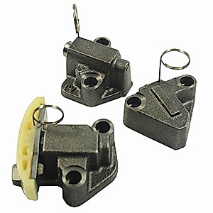 Engine Timing Chain Kit Guide Tensioner Sprocket Cadillac CTS SRX STS GMC Acadia Chevy Equinox Malibu Traverse Buick Allure Enclave LaCrosse 2.8L 3.0L 3.6L DOHC 24V Replace # 9-0753S replacement parts