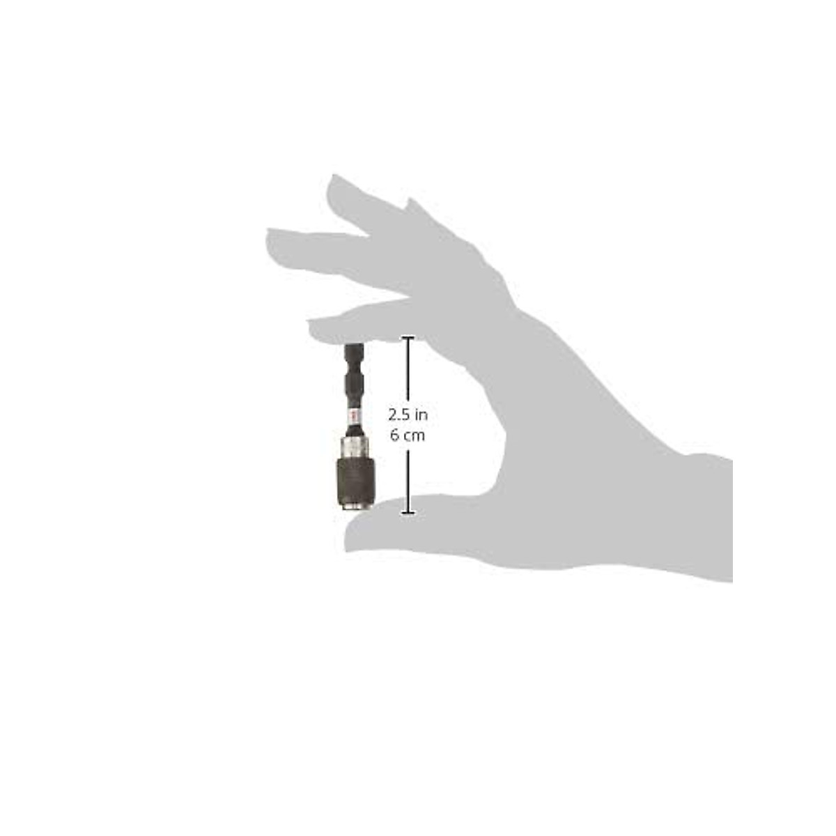 BOSCH ITBHQC201 1-Piece 2 In. Impact Tough Quick Change Bit Holder