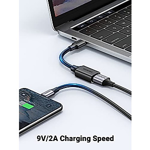 UGREEN USB C to USB 3.1 Adapter,USB C Female to USB Male Adapter,Type C Adapter OTG Cable Compatible with MacBook Pro 2022, MacBook Air/Mini,iPad Mini/Pro 2022, Samsung Galaxy S22 Google Pixel