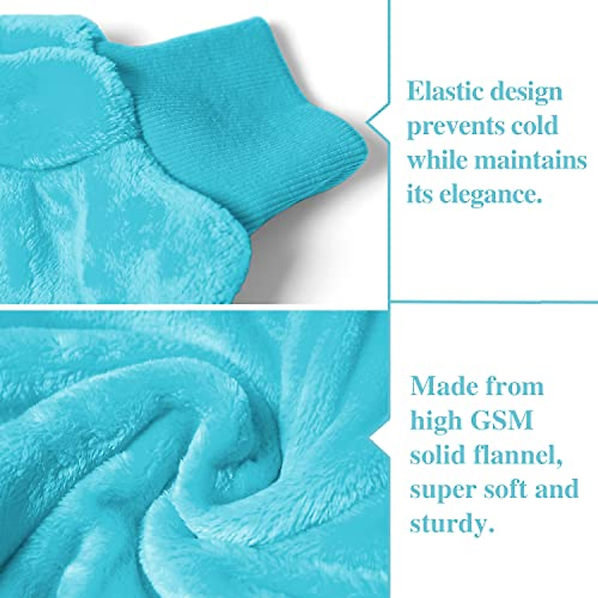 Daverose Lengthened Oversized Blanket Hoodie Wearable Blanket Sweatshirt for Women Adult and Kids - Teal Hoodie Blanket Hooded Blanket with Sleeves and Giant Pocket, Super Warm Cozy Blanket