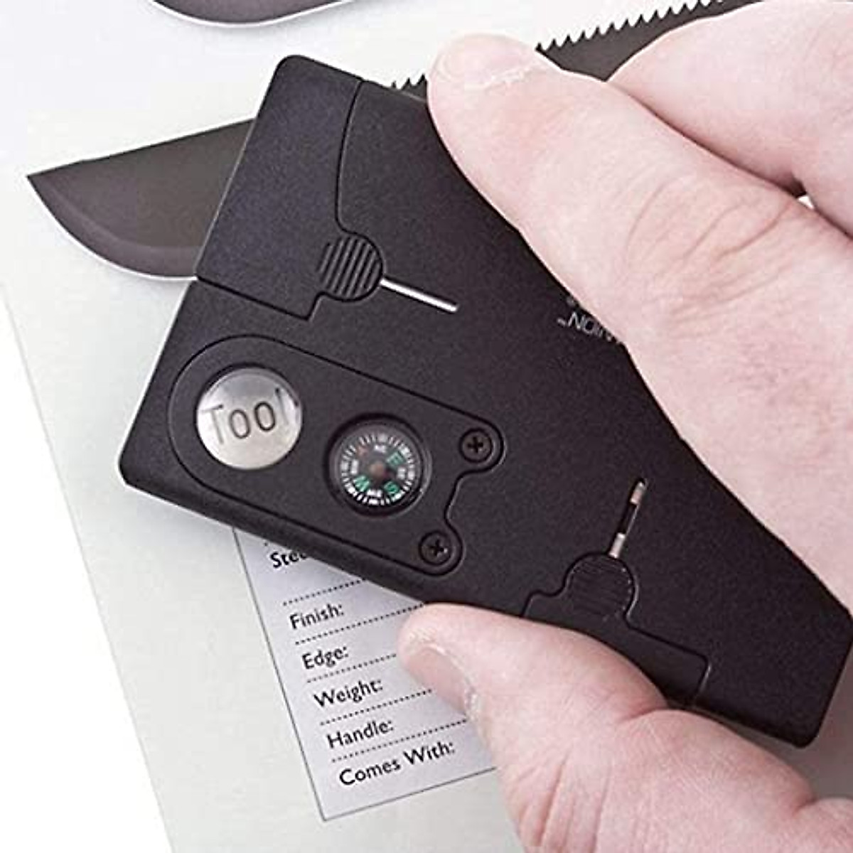 Semper Paratus Gear Gifts for men MultiTools - 10 in 1 Credit Card Pocket Multi Tool for everyday use - Home, Work or Outdoors - Gifts for Men - Holiday Christmas Stocking Stuffers (1 Pack)