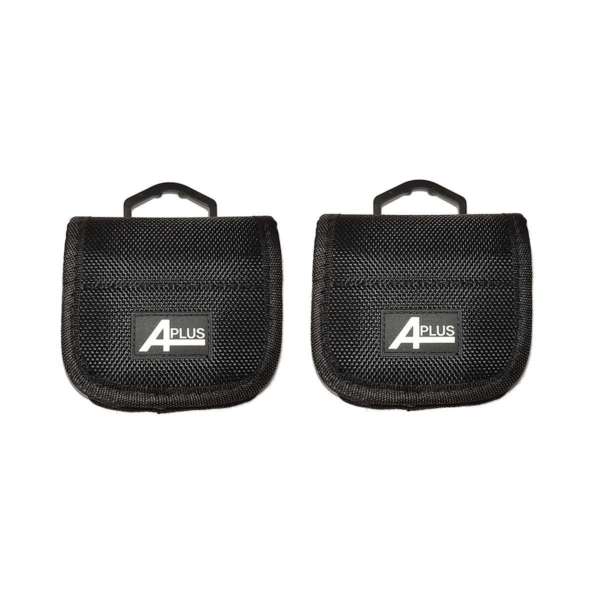 2 Pcs of Aplus Nylon Carrying Case Pouch Holder Bag Storage Organizer for 4 x 18650 Battery with Belt Holster (Batteries NOT Included)