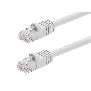 Monoprice 1FT 24AWG Cat6 550MHz UTP Ethernet Bare Copper Network Cable - White