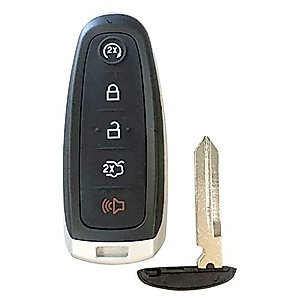 Auto Key Max Uncut Remote Case Shell ONLY Replacement for Ford Edge Escape Explorer Focus Flex Taurus Fusion Lincoln MKS MKT MKX M3N5WY8609 (1)