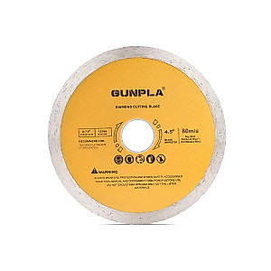 Gunpla 3 Pieces 4-1/2 inch Diamond Cutting Blade Continuous Segmented Turbo Rim Dry Wet Circular Saw Cutter Angle Grinder Disc 7/8 inch Arbor with Reducing Ring 5/8 inch for Tile Masonry