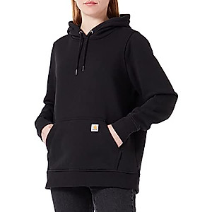 Carhartt Women's Clarksburg Pullover Sweatshirt (Regular and Plus Sizes), black, X-Large