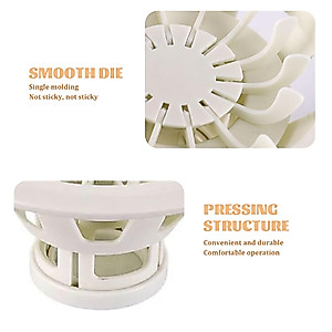 1PC Baozi Maker, 7 x 7 x 4 Inch Reusable Bun Momo Maker, Food-Grade ABS Bun Dumpling Maker, Portable Kitchen Tool Gadgets for Homemade Bao Buns, Cooking Tools for Home Kitchen