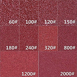 AxPower 100pcs 2 inch Sanding Discs Pad Kit for Drill Grinder Rotary Tools with Backer Plate 1/8" Shank Includes 60-2000 Grit Sandpapers