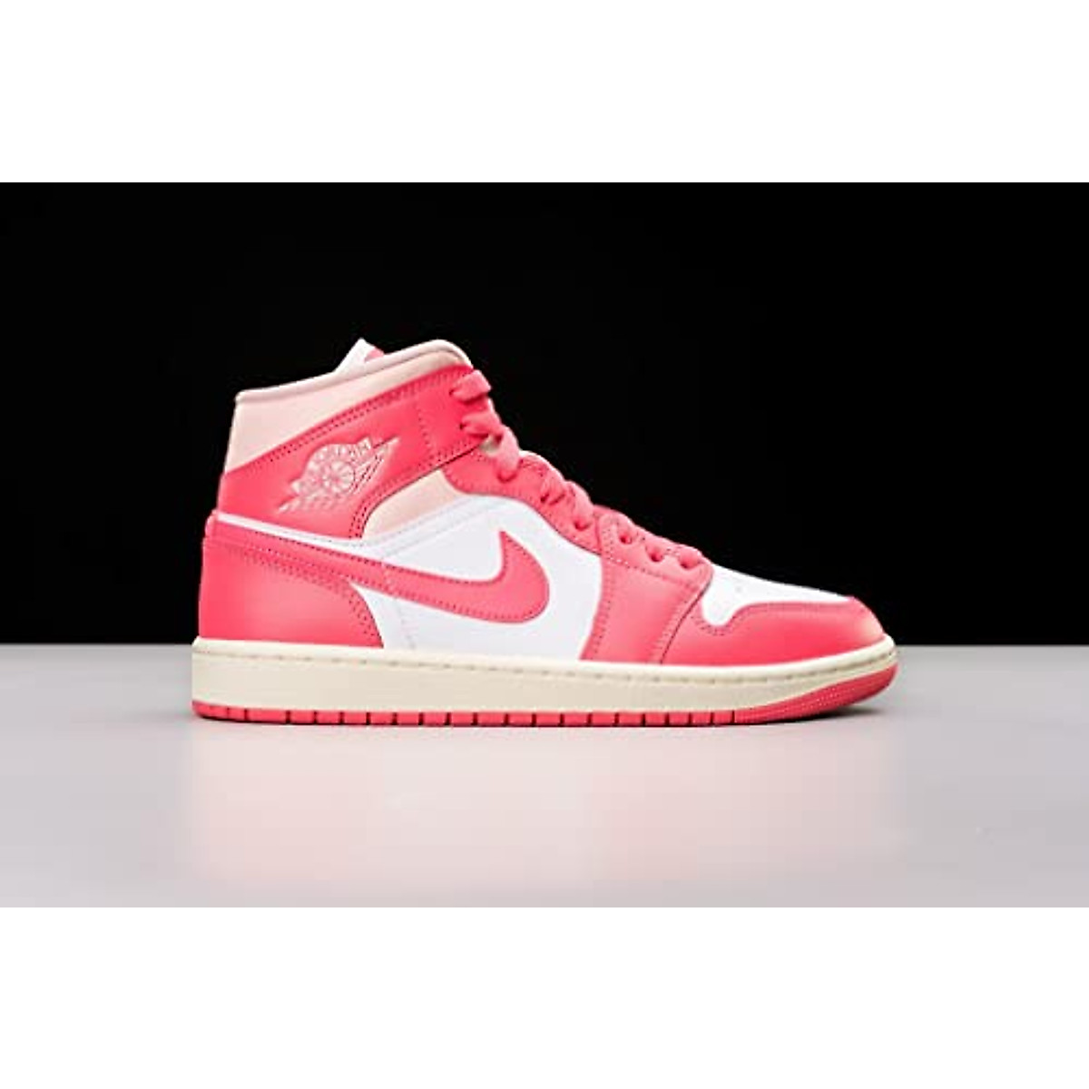 Jordan 1 Mid Women White/Sea Coral-Atmosphere BQ6472-186 7