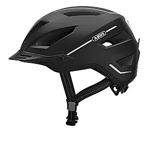 ABUS Pedelec 2.0 Urban Helmet, Velvet Black, Size L (56-62 cm)