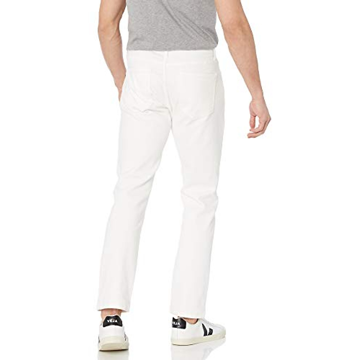Amazon Essentials Men's Slim-Fit Stretch Jean, Bright White, 31W x 34L