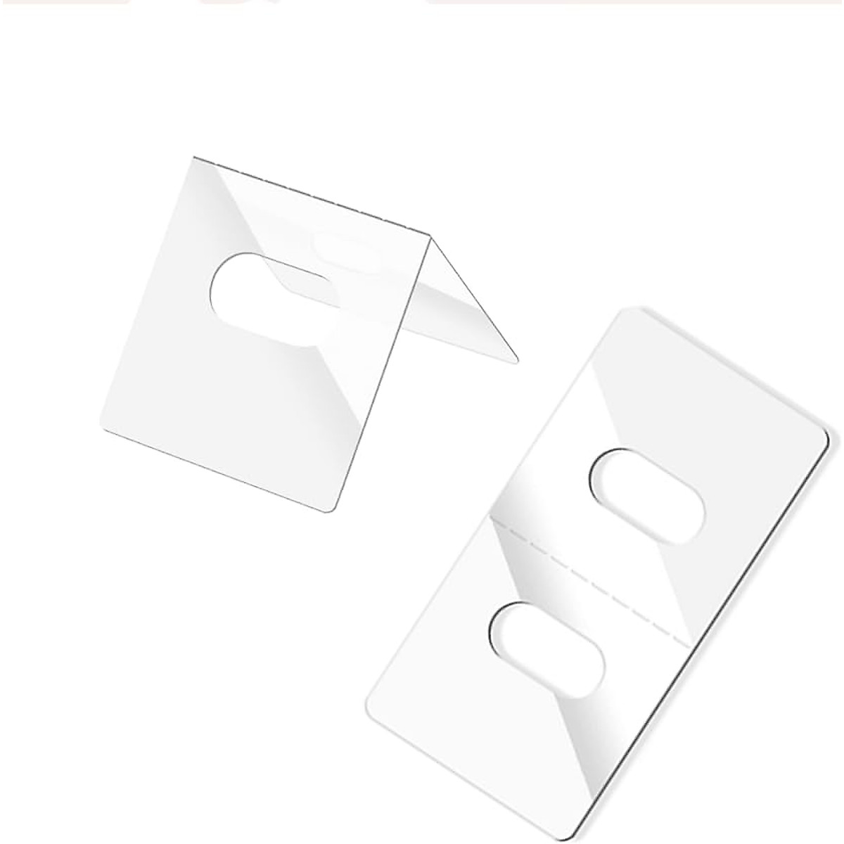 Bistras 25 sets (50 pieces) of double-sided Clear Vertical Blind Repair Tabs, Pre-Cut Vertical Blinds Repair Kit for Vertical Blind Replacement Slats, Blind Fixer Tabs Easy to use (25 pk)