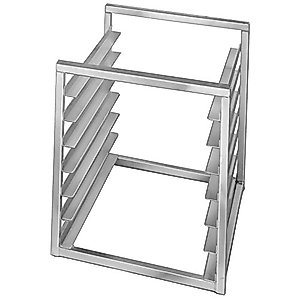 Channel Manufacturing RIR-10KD 10 Pan Aluminum End Load 20 1/2" x 23" x 23" Sheet / Bun Pan Rack for Reach-Ins - Unassembled