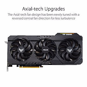 ASUS TUF Gaming NVIDIA GeForce RTX 3060 OC Edition Graphics Card (PCIe 4.0, 12GB GDDR6, HDMI 2.1, DisplayPort 1.4a, Dual Ball Fan Bearings, Military-Grade Certification, GPU Tweak II)