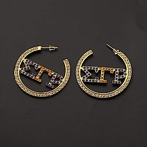 CENWA Sorority Earrings Sorority Gift Greek Sorority Jewelry Gift (SGR earrings)