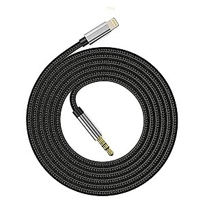 Long Lightning to 3.5mm Male Aux cord for iPhone,[MFi Certified]Car Aux Audio Cable Compatible with iPhone 11 12 13 mini Pro Max X XS XR SE 8 8P 7 7P,Work with Car Stereo/Speaker/Home Audio/Headphone