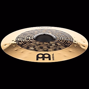 Meinl Cymbals Classics Custom Dual 22" Ride Cymbal, Dark and Brilliant Finish — Made in Germany — for Rock, Metal and Fusion, 2-Year Warranty (CC22DUR)