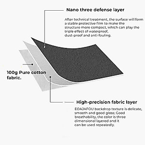 5PCS Backdrop Photography Background, 28x39Inch Cotton Thicken Suede Textured Solid Morandi Color Photography Backdrop for Photo Video Studio, EOAJAFOU