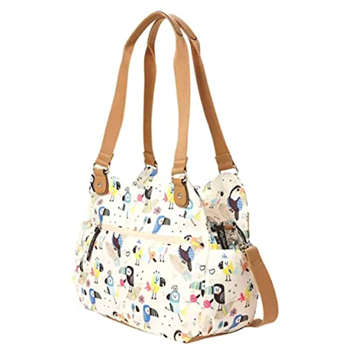 Lily Bloom Mona Four Poster Crossbody Shoulder Bag (Parrot Talk)