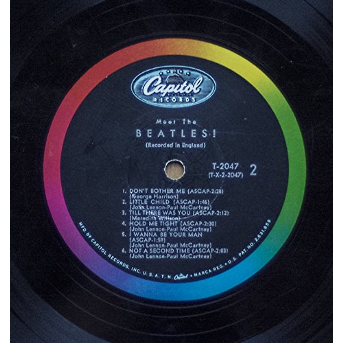 THE BEATLES MEET THE vinyl record
