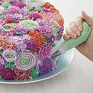 Wilton Piping Tips for Cake & Cupcake Decorating, 55-Piece Cake Supply Master Decorating Tip Set, Metal Tips