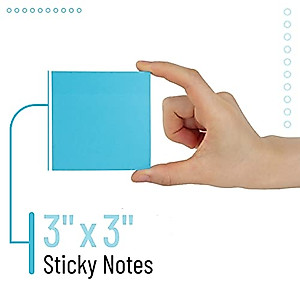 Mr. Pen- Sticky Notes, Sticky Notes 3x3, 12 Pads, Colored Sticky Notes, Sticky Notes, Sticky Note Pads, Stick Notes, Sticky Pad, Colorful Sticky Notes Pack, 3x3 Sticky Notes