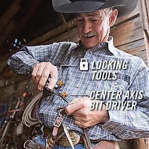 Gerber Gear Center-Drive Multitool Bit Set with Pliers, Knife & More - Silver Tool, Black Berry-Compliant Sheath